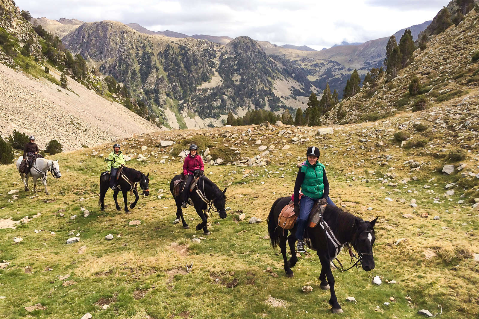 Trail ride through three countries in the Pyrenees | Equus Journeys