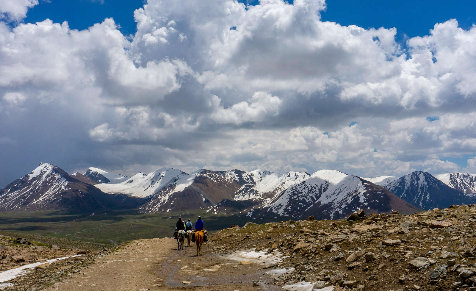 Enjoy a trail ride through the foothills of the Tien Shan mountain ...